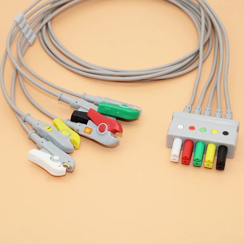 ECG кабель для Mindray / Siemens IEC/AHA YELLOW