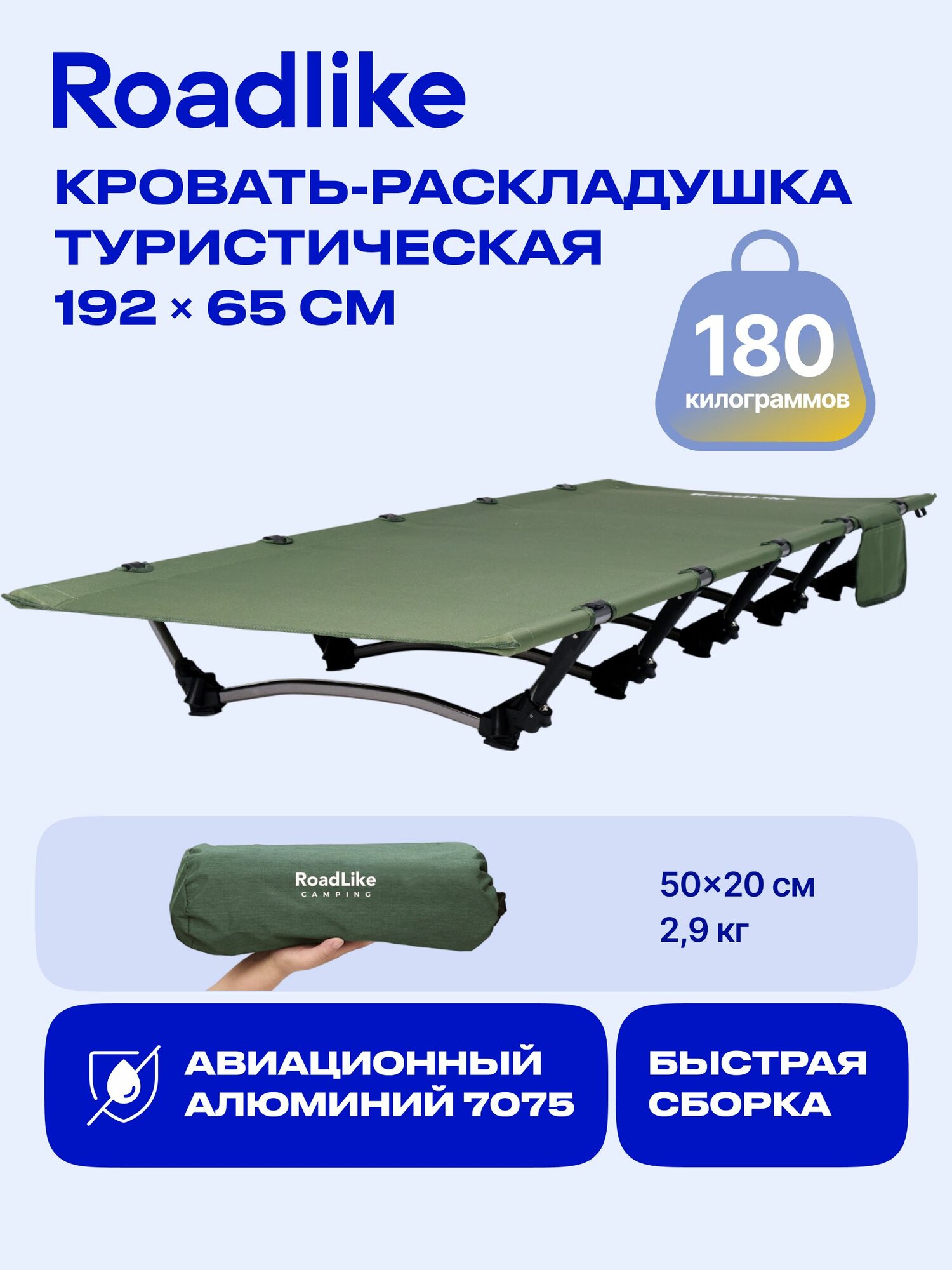 Кровать раскладная туристическая
