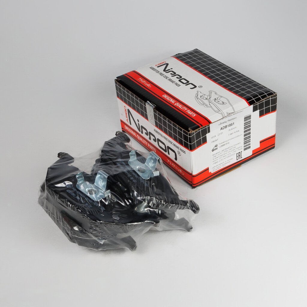 Колодки тормозные дисковые передние Allied Nippon ADB1851