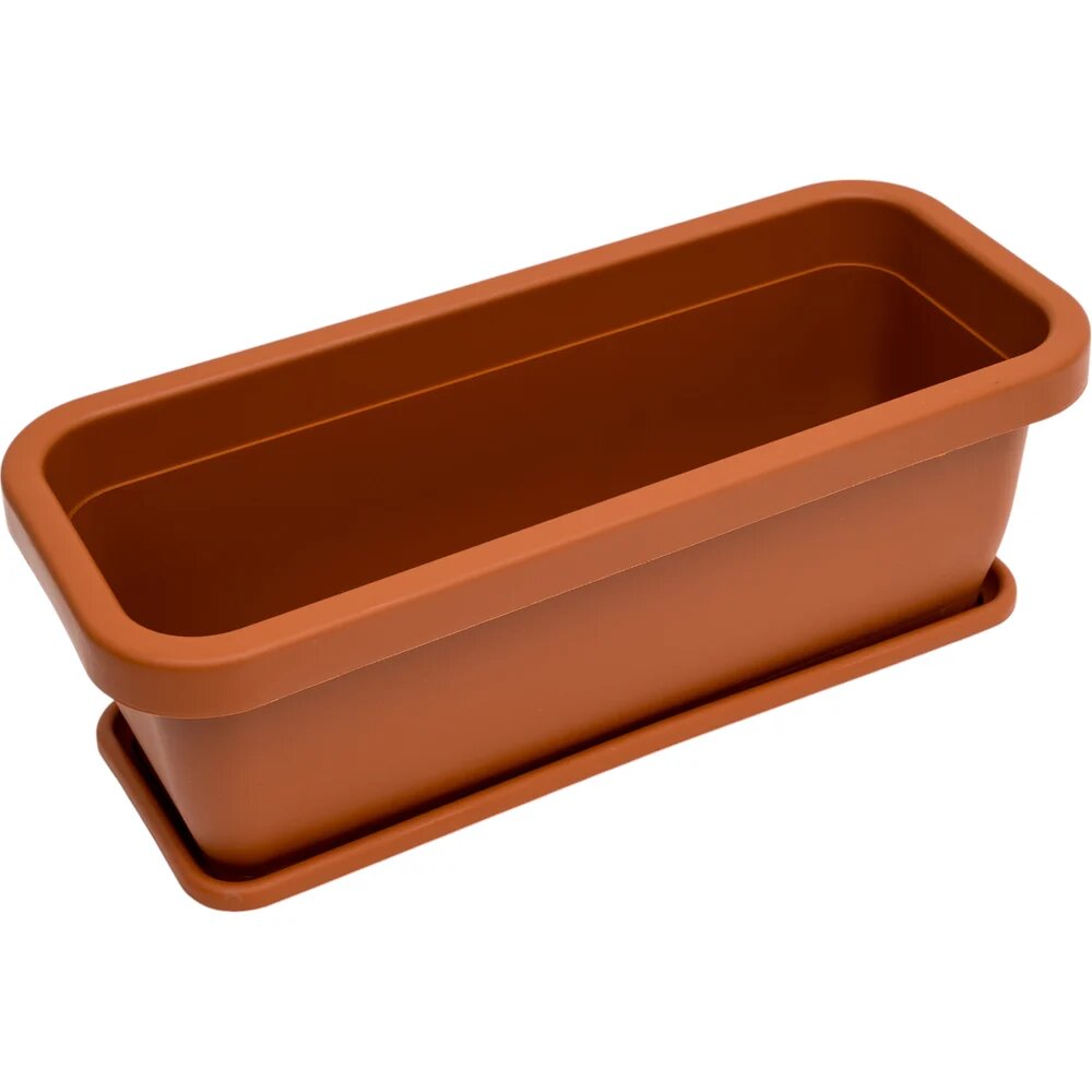 Ящик для цветов ЗПИ «Альтернатива»x125 мм М303 360x150, для выращивания различных растений в домашних условиях