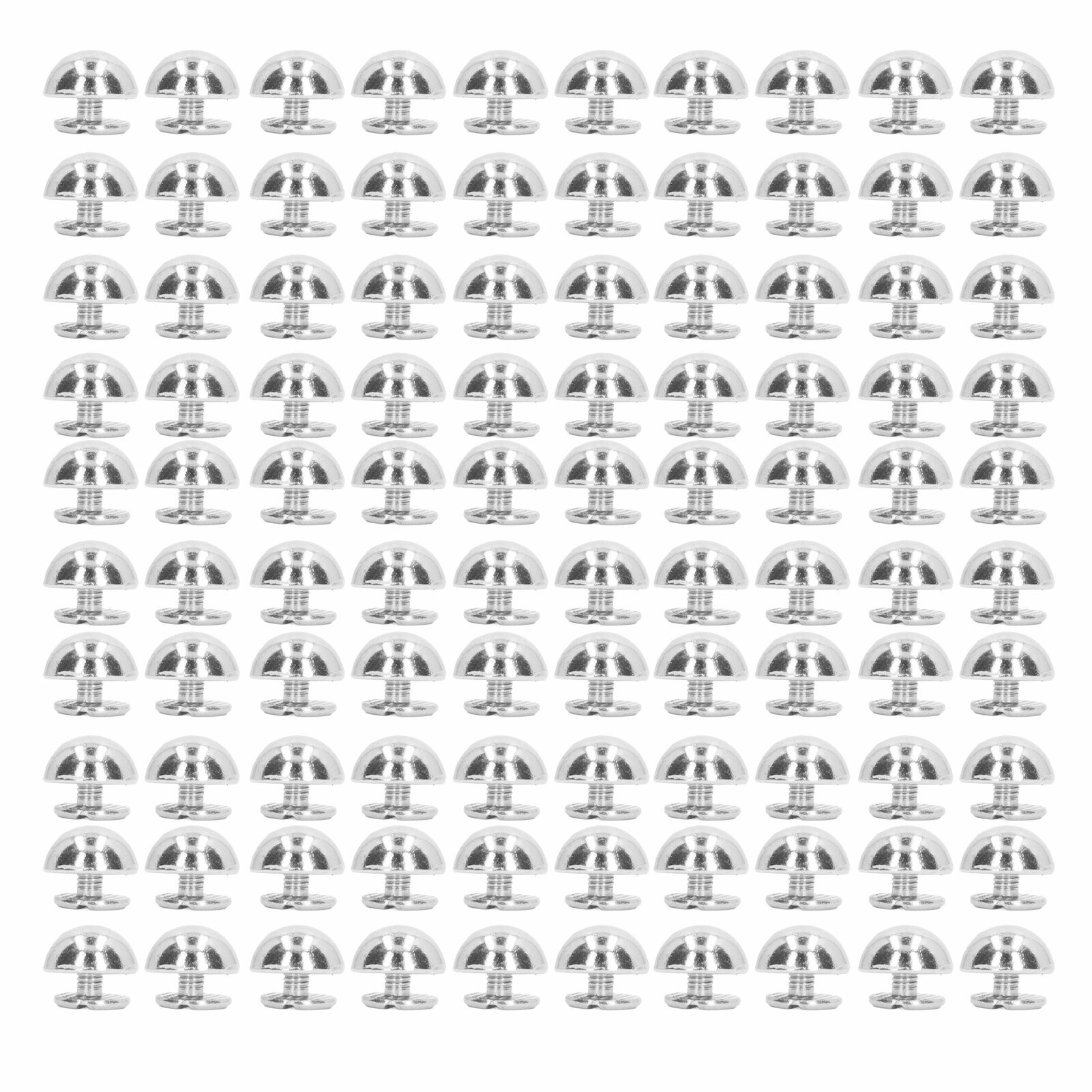 10 мм 100 сетов грибные заклеки круглые головки полукругают сплавные грибные заклепки с сплавными грибами для мешков