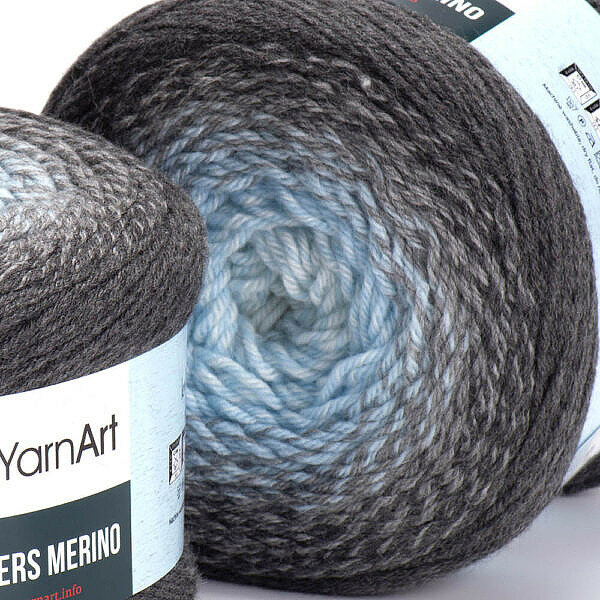 Пряжа Yarnart FLOWERS MERINO 550 принт (2 мотка)