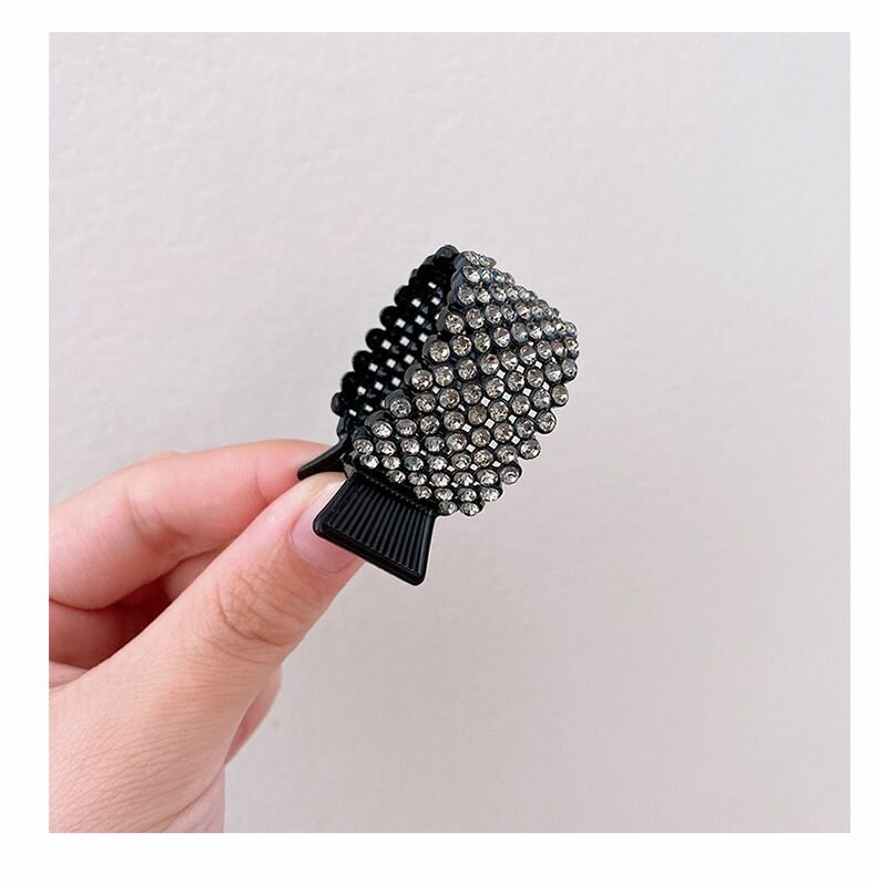 Крабик зажим для хвоста маленький Fashion&Beauty чёрный