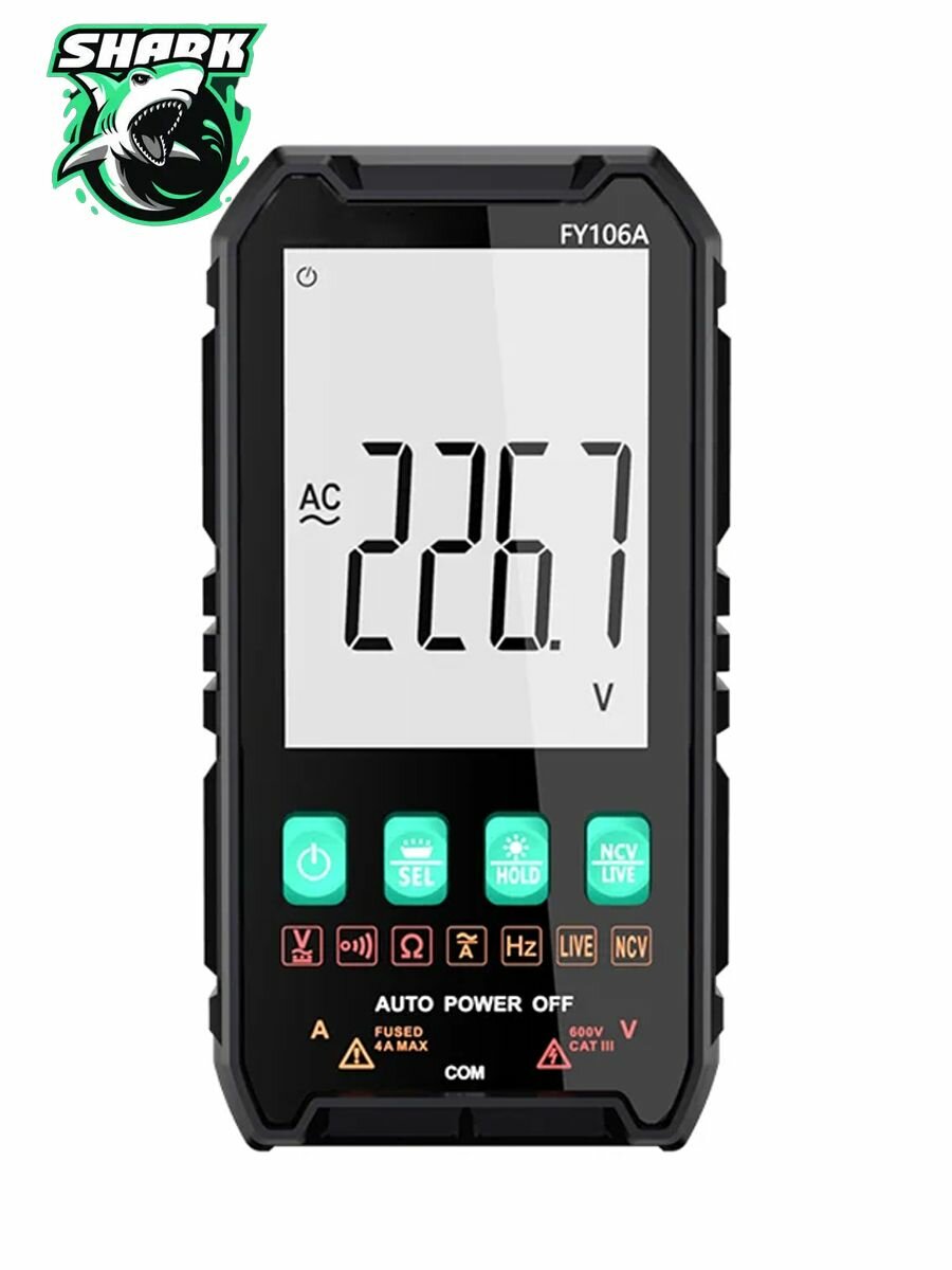 Мультиметр цифровой，Цифровой мультиметр FY-106A, портативный мультиметр, универсальный измеритель защиты от ожогов