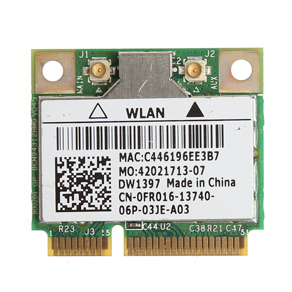Сетевая карта DW1397 Двухдиапазонная Беспроводная Карта Mini PCI-E WIFI Для Dell DW1397 для Broadcom BCM94312HMG2L