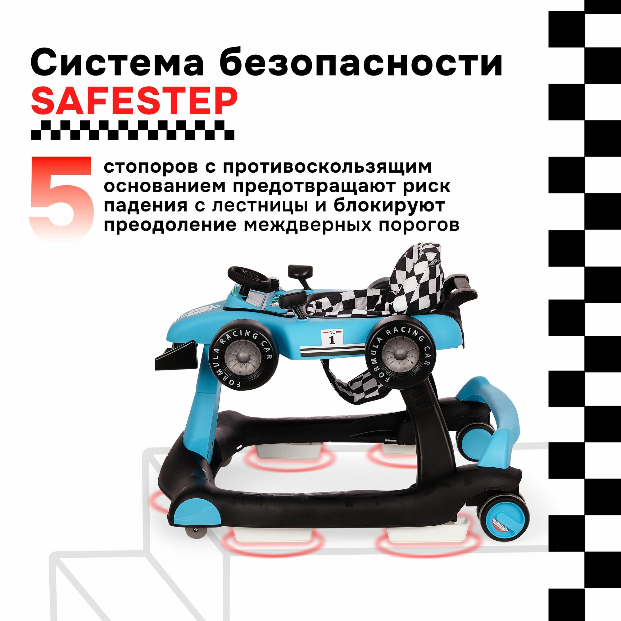 Ходунки-каталка детскиеAX — фото 1