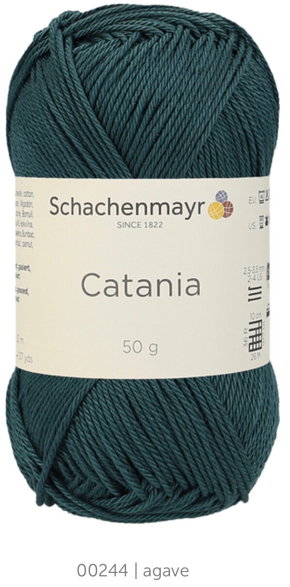 Catania /Катания/ пряжа Schachenmayr Originals, MEZ, 9801210 (00244, agave (агава), бирюзовый)