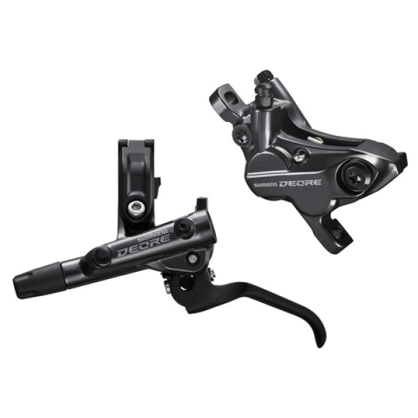 Тормоз дисковый Shimano Deore j-kit, BL(лев. M6100)/BR(пер. M6120, 4 поршн.), полимерн. кол, 1000 мм Черный