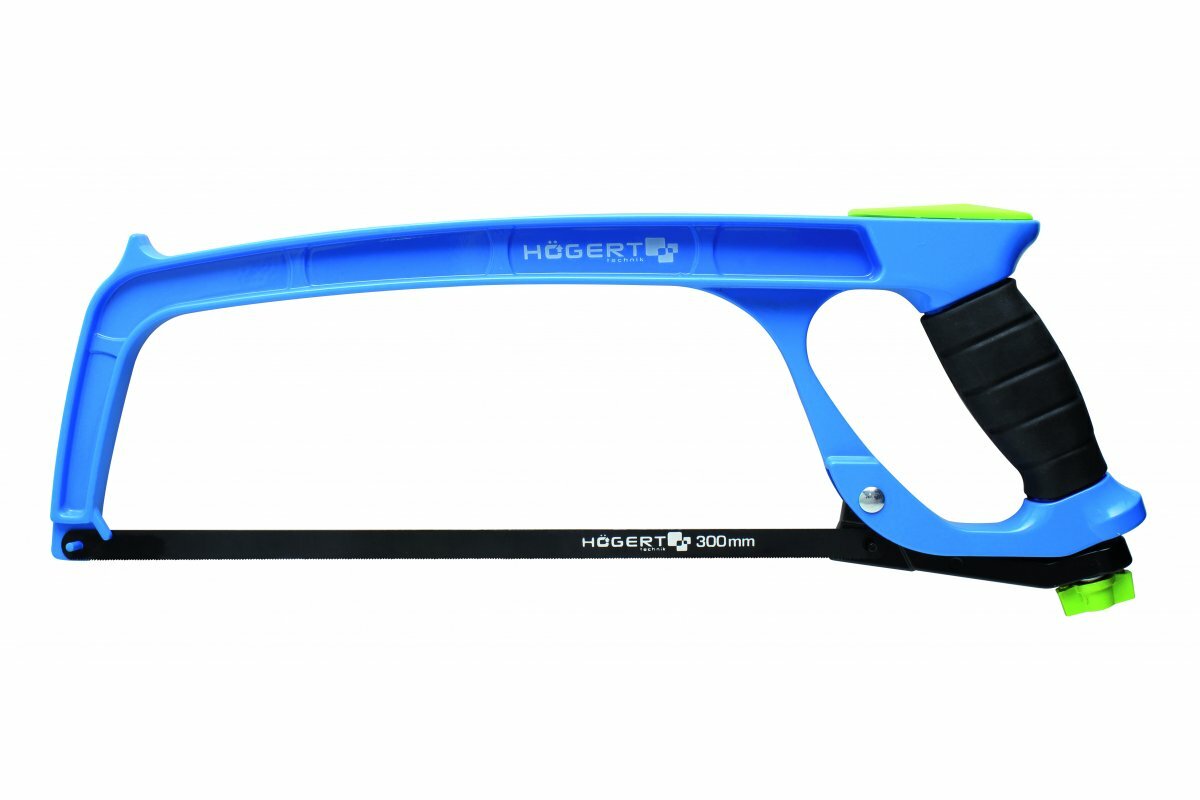 Ножовка по металлу Hoegert technik с алюминиевой рамой, 30 см