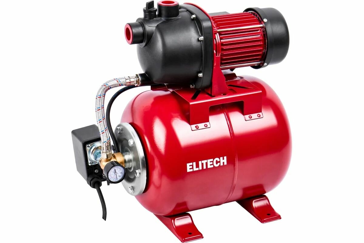 Станция насосная Elitech САВ 800-24П 800Вт, 24л, 40м, 50л/мин