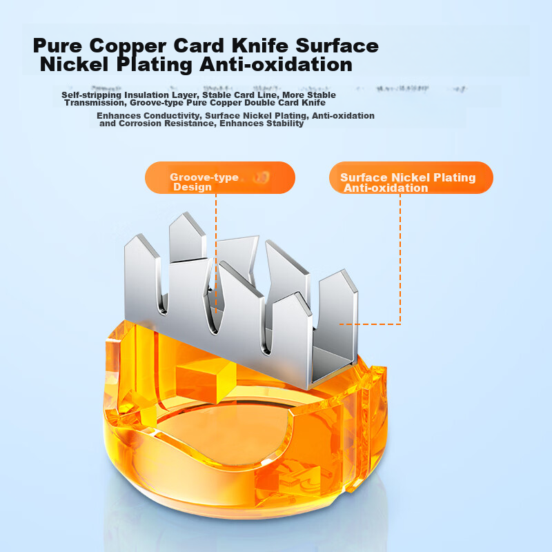 SAMZHE Terminal Block for Engineering Use, K2 Network Terminal Connector, High-Quality K2 Double-Blade Double-Wire Connector, 100 Pieces/bag, PT-06