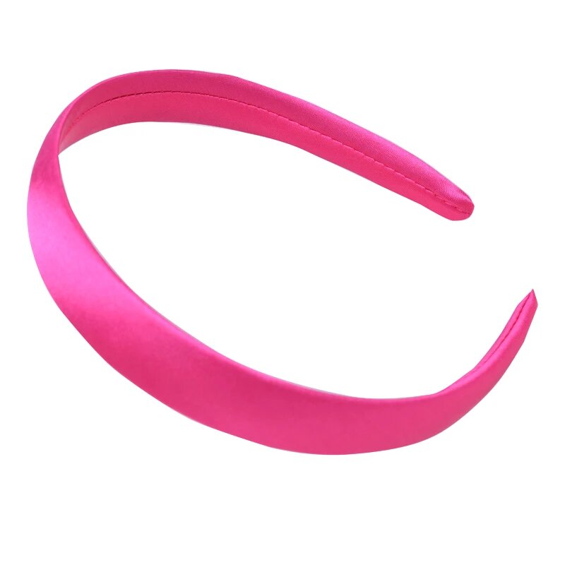 Розовая повязка на голову fuchsia 1.5CM