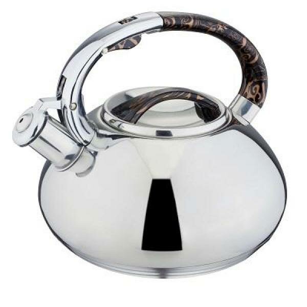 Чайник Hoffmann HM 5533-2, нержавеющая сталь, полированный, со свистком