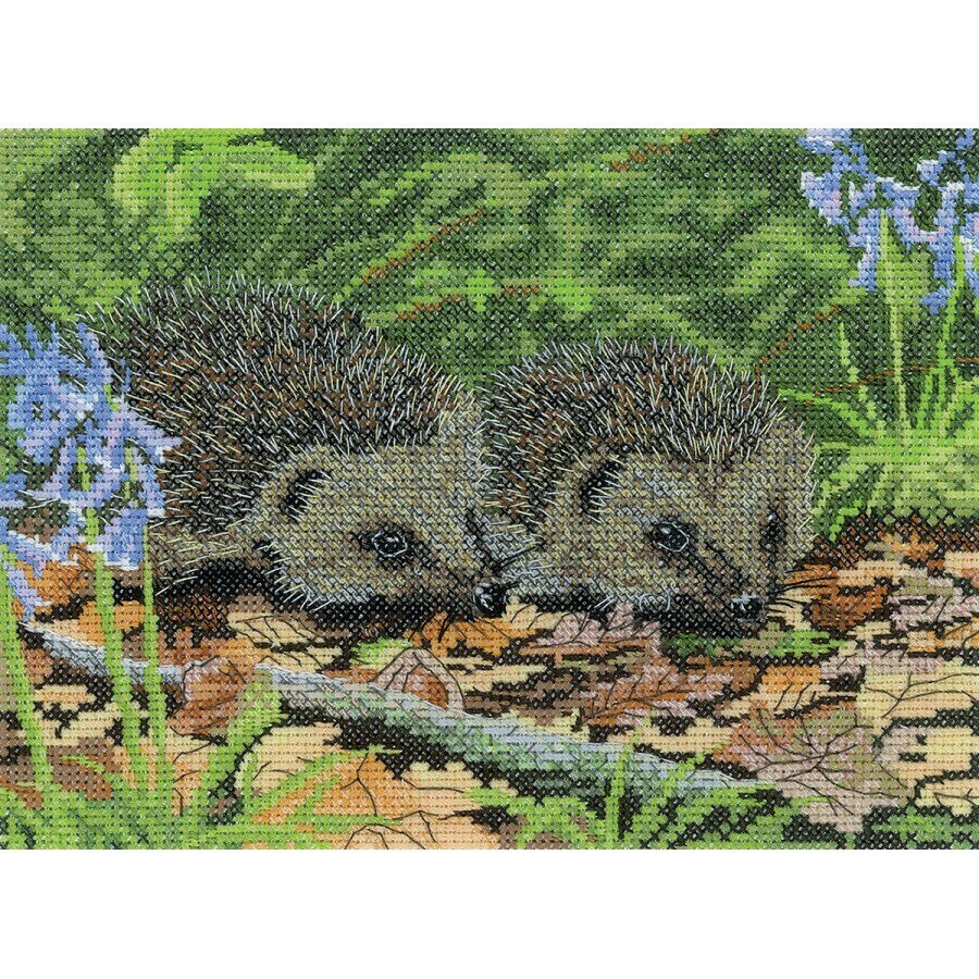 Набор для вышивания Весенние ежики 21 x 15 см HERITAGE NAHS1627E