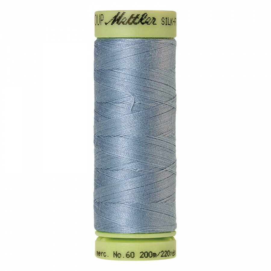Нить для машинного квилтинга SILK-FINISH COTTON 60, 200 м 1342 Blue Speedwell