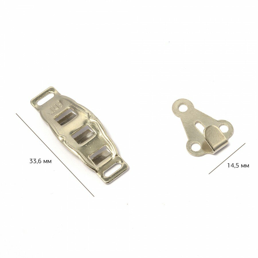 Брючные крючки регулируемые TBY-JX8016 цв. никель уп. 100шт