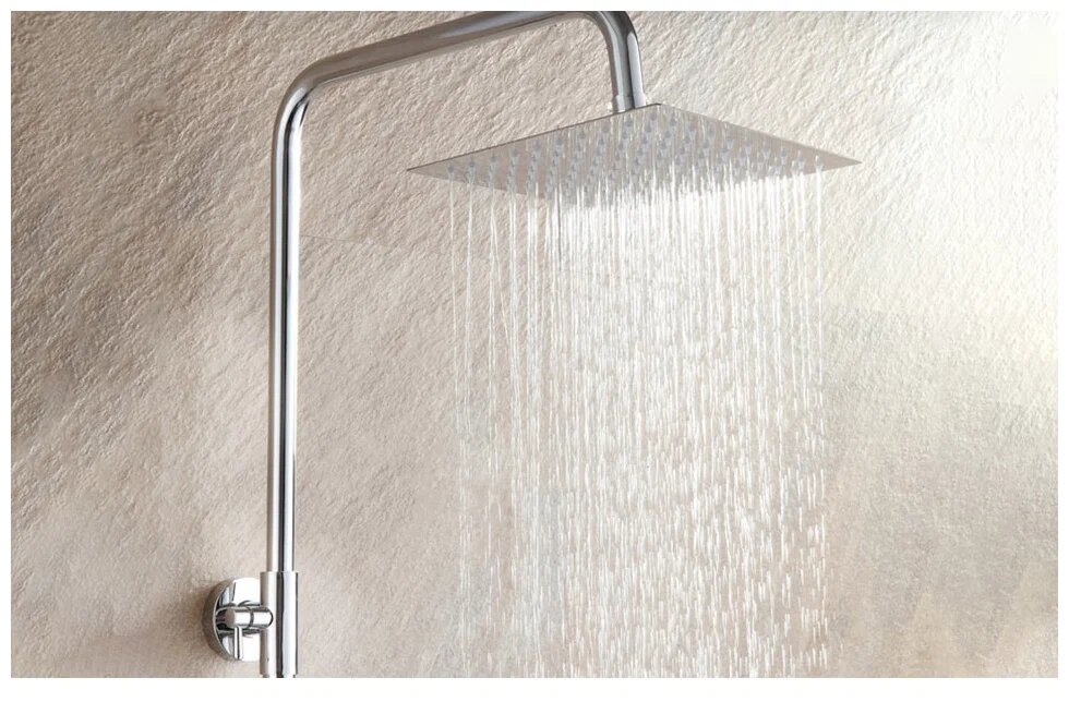 Верхний душ Frap F28-3, нержавеющая сталь, 1 режим, антиизвестковое покрытие