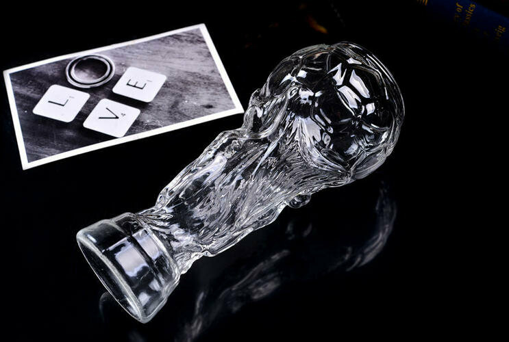 Кубок мира по пиву, творческий футбольный кубок 450 мл, стекло с высоким содержанием бора, виски, коньяк, вино, пиво, стейн (прозрачный)