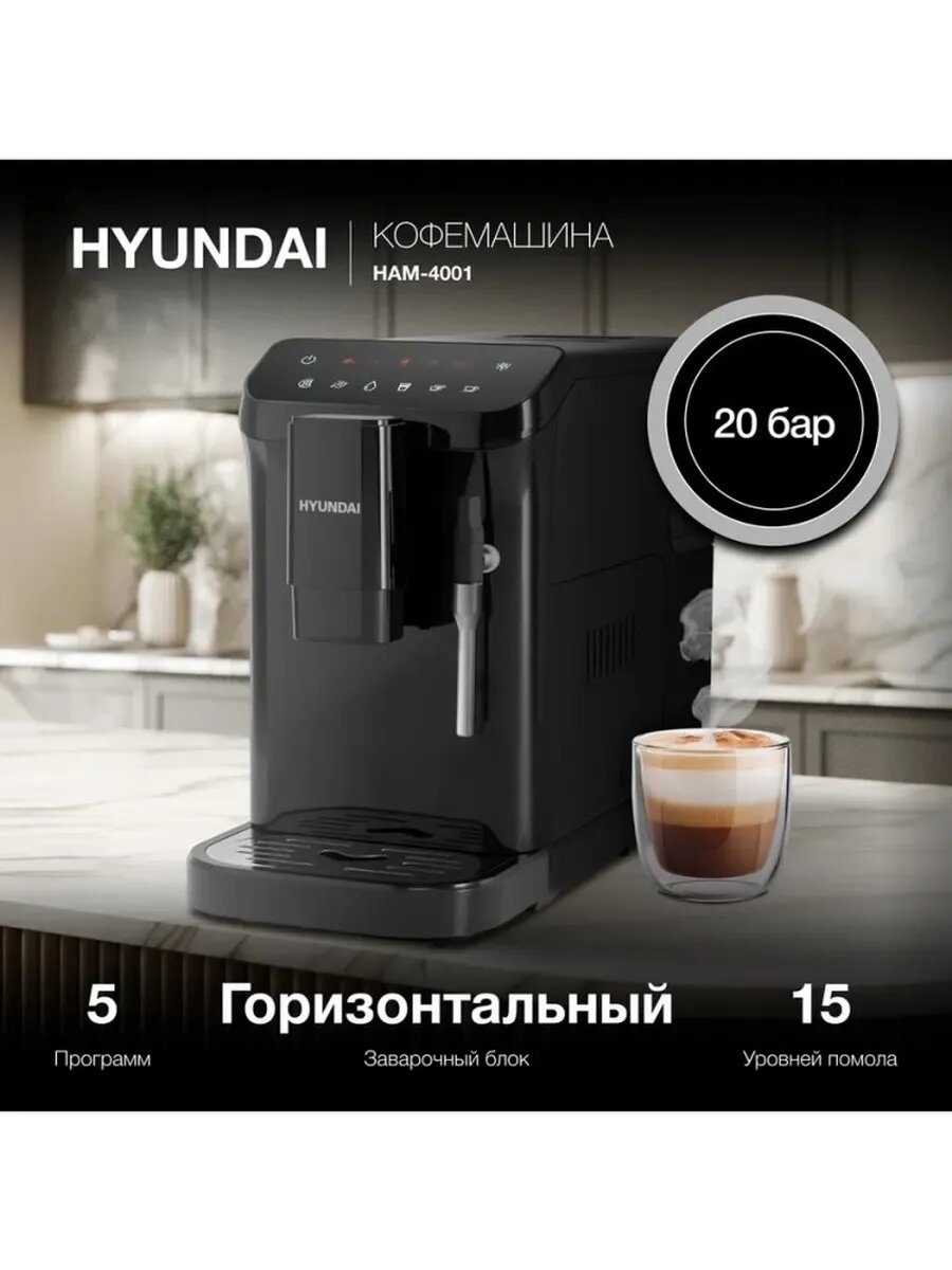 Элегантная кофемашина для насыщенного кофе