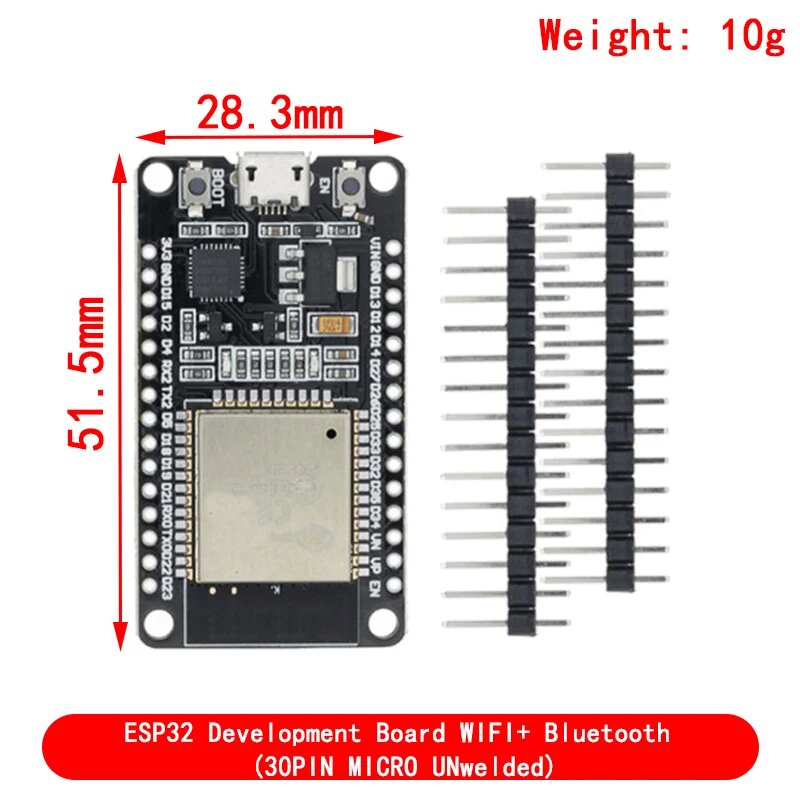 Модуль ESP32-32 NodeMCU-32S Si Tai&SH 30pin micro unwelded