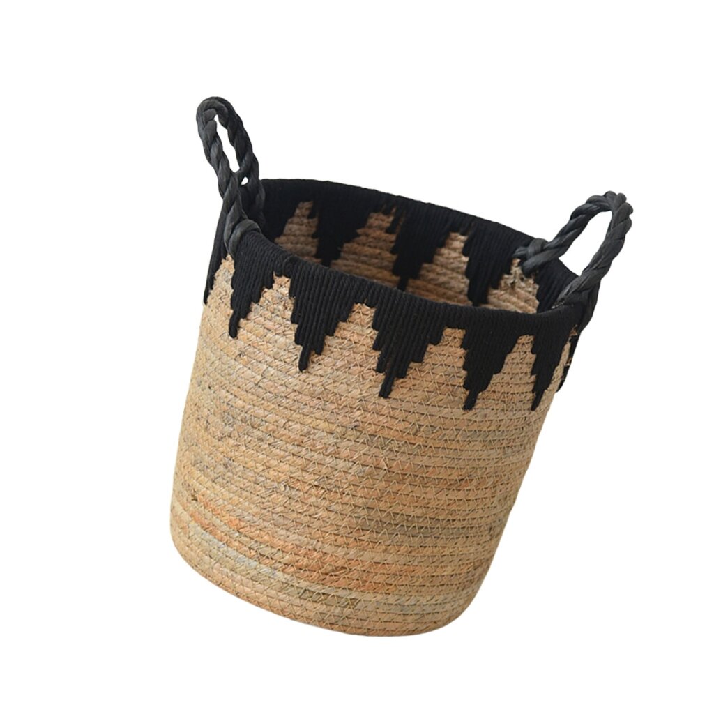 Современная корзина для растений из банановой веревки Функциональные цветочные горшки Для помещений Органайзеры для хранения Домашний декор