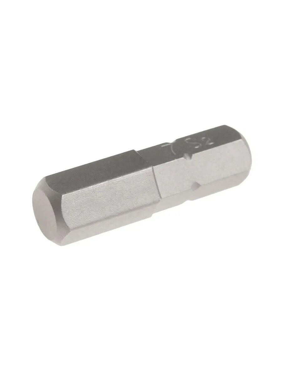 Бита 1/4"DR 6-гранная 7x25мм S2