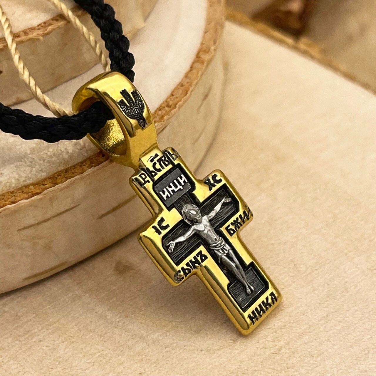 Чётки, серебро, 925 проба, чернение, золочение, родирование