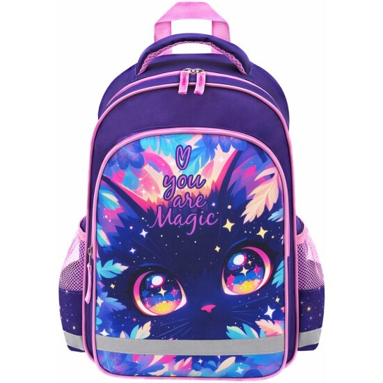 Рюкзак Пифагор 273166 SCHOOL Magic kitty 38x28х14 см
