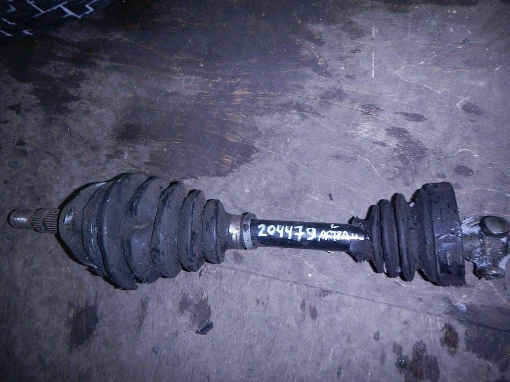 Б/У Полуось (привод в сборе) передняя левая, Opel (Опель)-ASTRA H (6/04-) OPEL ASTRA H (04-) Без внутренней гранаты. 204...