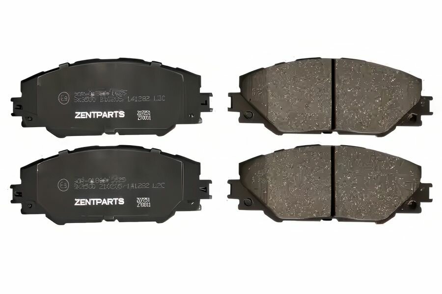 Колодки дисковые передние для Тойота Аурис, Королла, Рав 4 3, 4, Ван 4 Z07251 ZENTPARTS