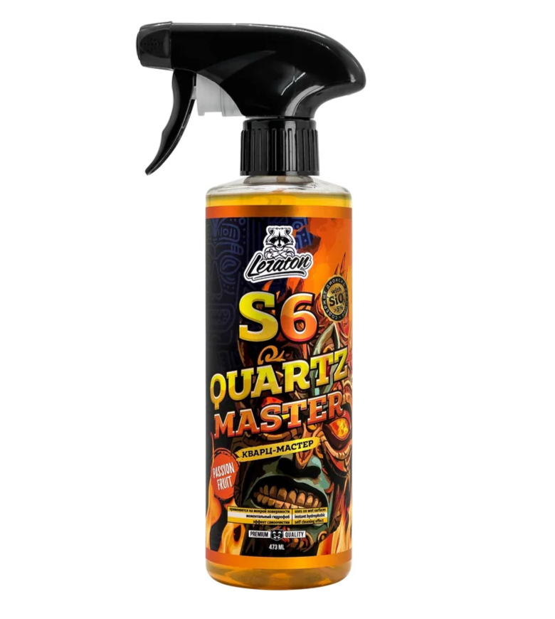 Leraton S6 Passion Fruit 470мл Кварцевый состав для быстрого блеска и гидрофоба PS-012.565