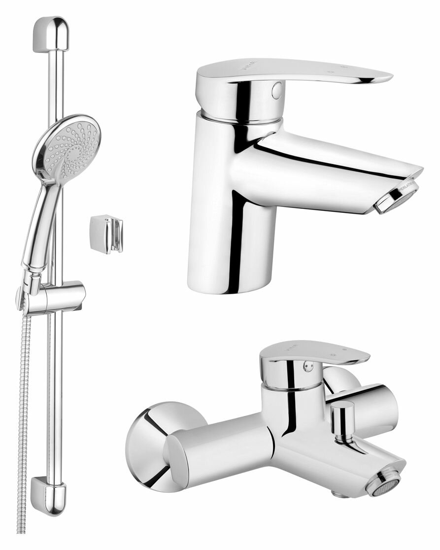 Комплект смесителей для ванной и раковины Vitra Dynamic S A49152EXP