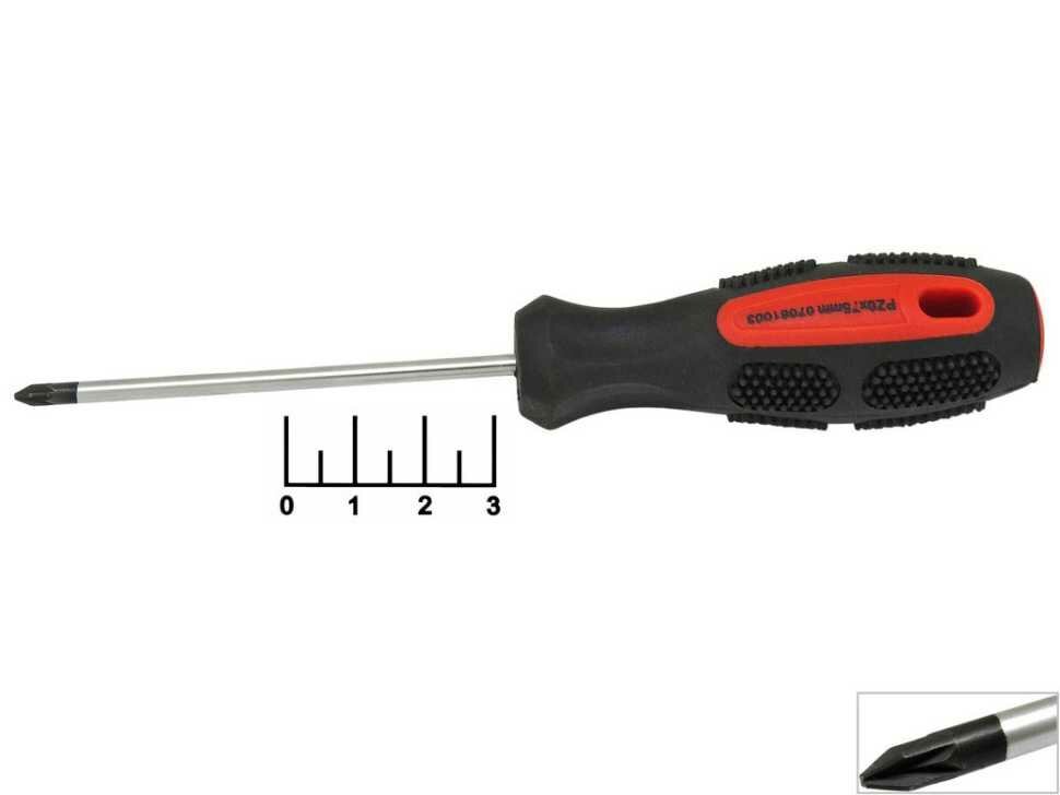 Отвертка 0*75мм + PZ0 Maxpower