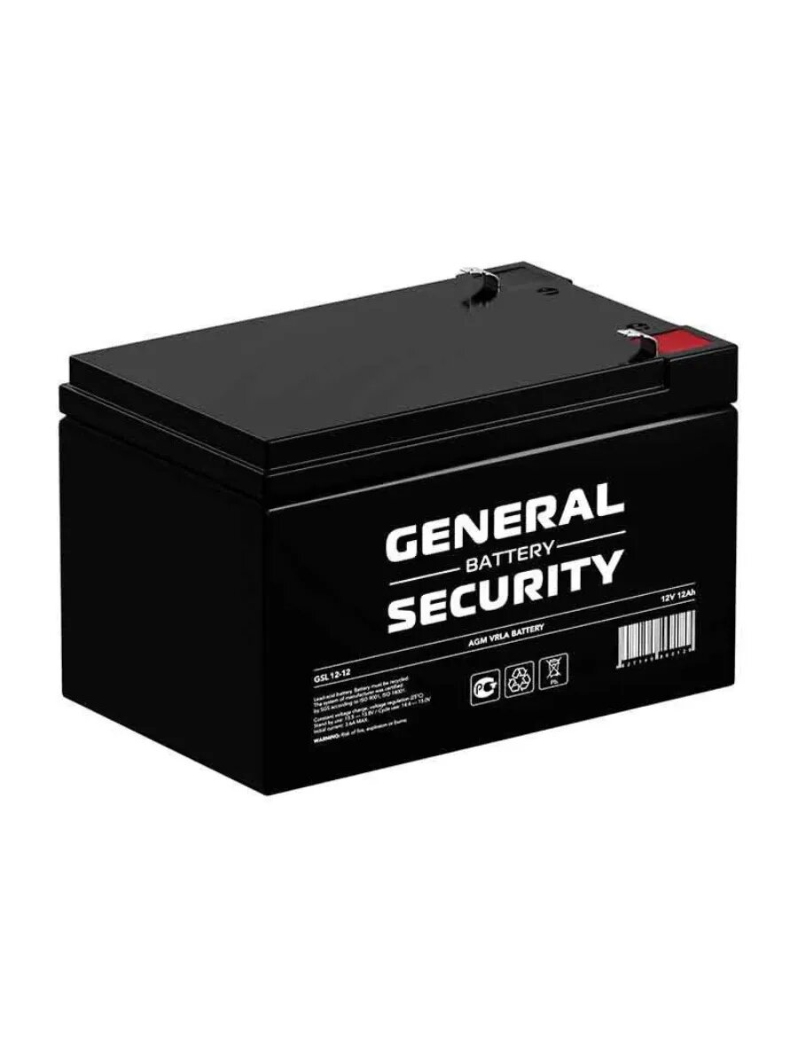 Аккумуляторная батарея GSL12-12 12В, 12Ач