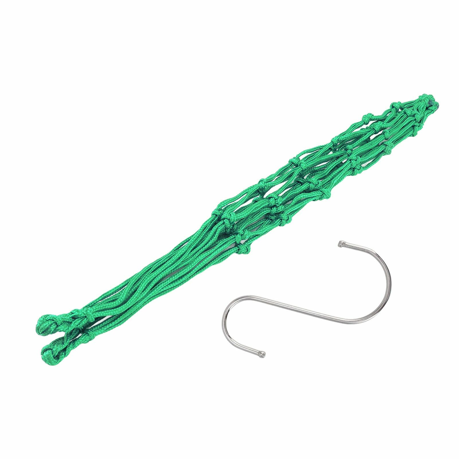 Ажурная сумка с курицей и овощами, большой держатель для фруктов, сетчатая сумка для кормления птицы с крючком для утки, гуся, зеленая