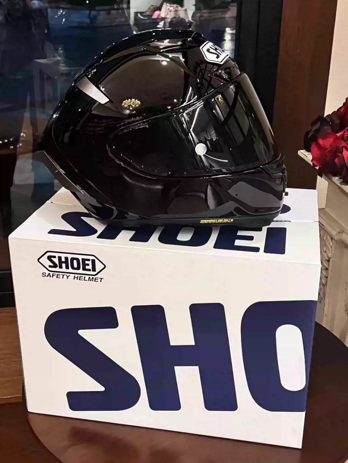 SHOEI X14 X-14 DUCATI PANIGALE V4S Полнолицевой мотоциклетный шлем для уличного велосипеда