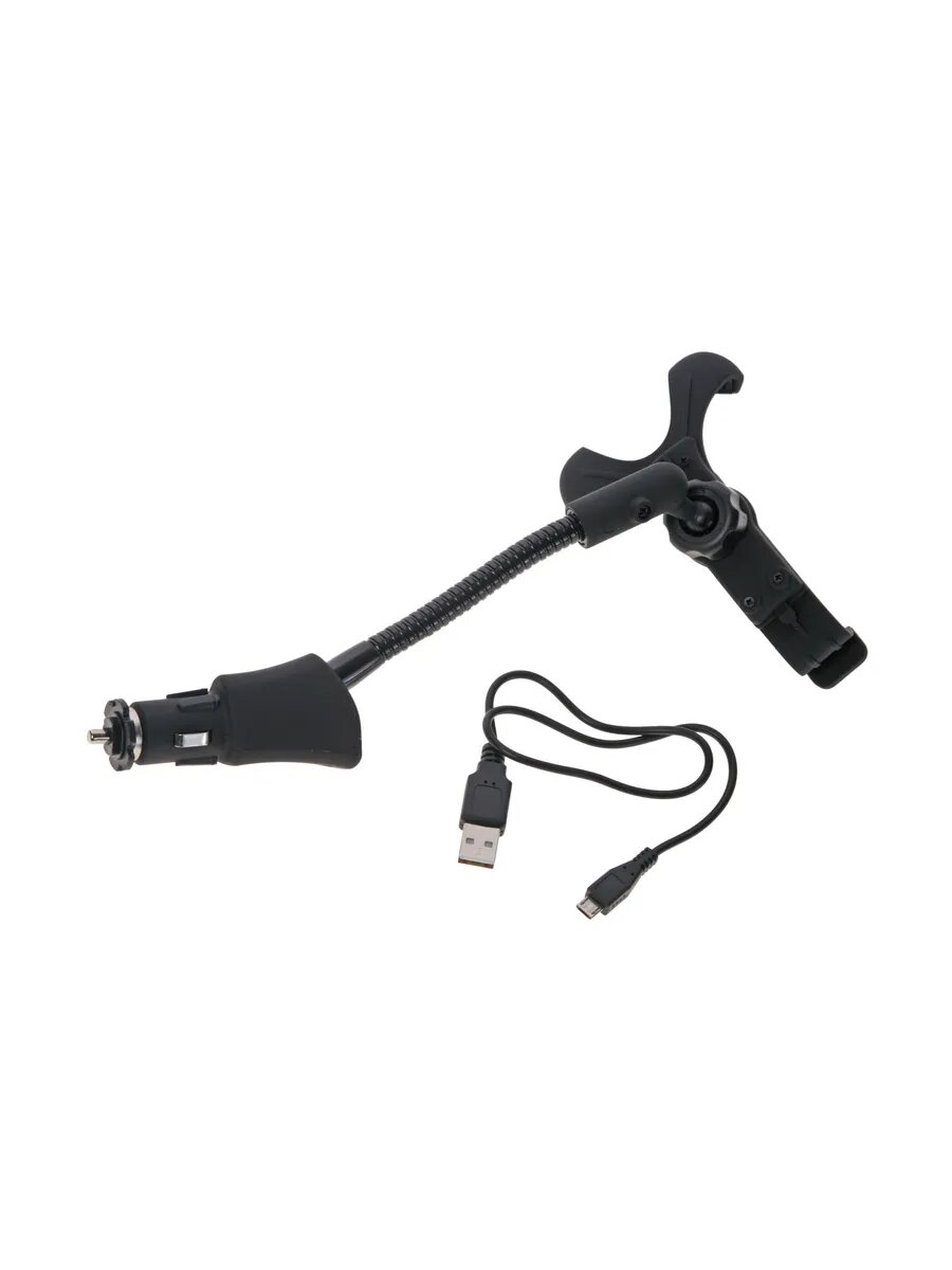 Держатель телефона 360° 9 в гнездо прикуривателя с USB 12V