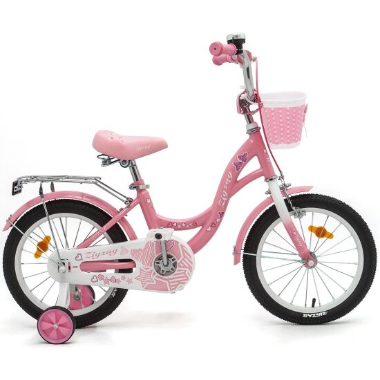 Детский велосипед Zigzag 16" GIRL розовый