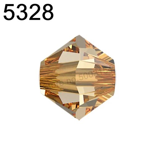 Бусины из австрийского хрусталя 5328 биконуса 3mmX24pieces, Crystal 001 GSHA