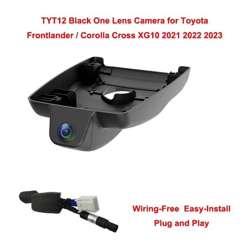 Видеорегистратор Plug and Play 1080P с Wi-Fi для Toyota Camry, Highlander, Rav4, 12 Frontlander Easy