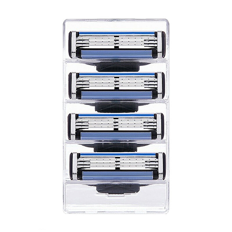 Гелье передняя скорость скорость ветра 3 головка для бритвы трехслойная ручная бритва мужской нож для бритья лица бритье бороды 1 карта 4 головки