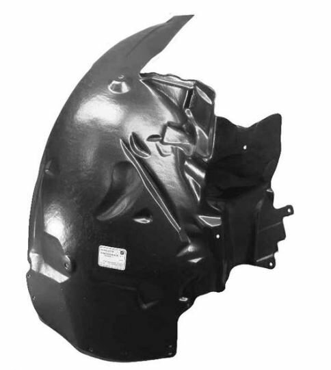 Подкрылок SAT 4е0821172р, для Audi A8, передняя, правая, черный