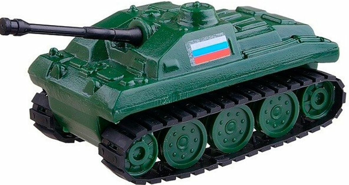 Пластиковая модель "Танк Патриот 2", игрушечный транспорт, машинка военная детская, сюжетно-ролевая игрушка для игр в песочнице и дома