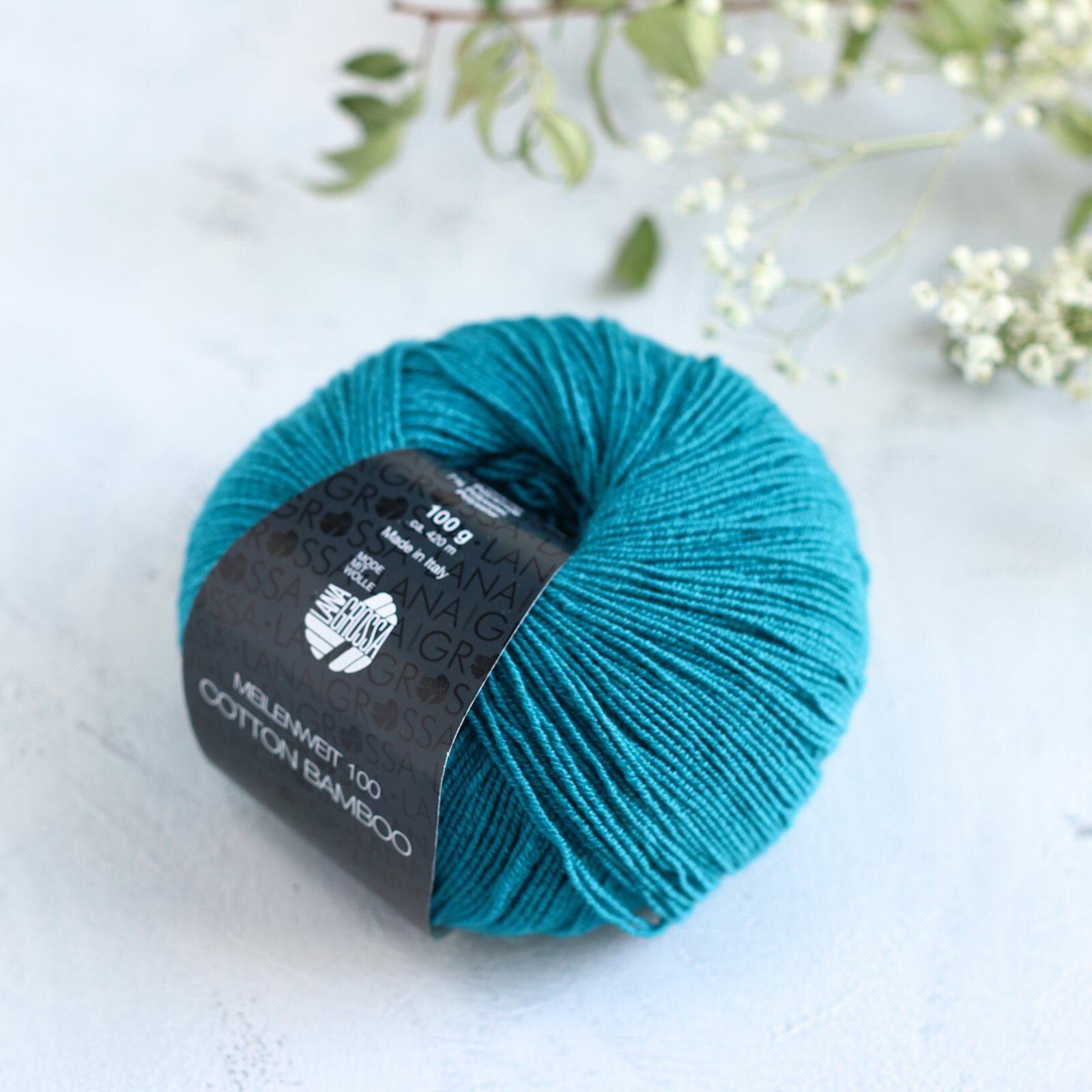 Носочная пряжа Lana Grossa Cotton Bamboo MW 100 (06)