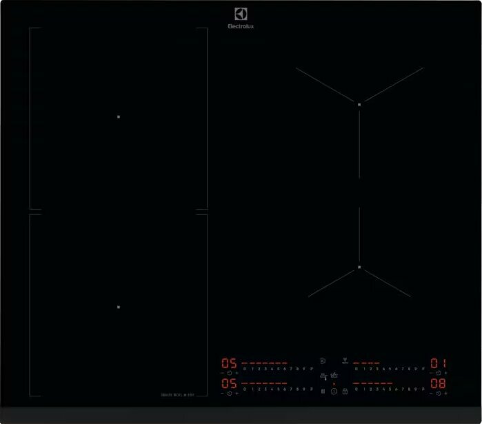 Индукционная варочная панель с вытяжкой Electrolux KCC84453CK