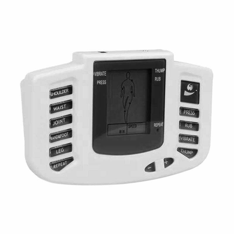 Электрический массажер для расслабления мышц всего тела, массажный импульсный массажер Tens, акупунктура, оздоровительный аппарат для похудения, 16 подушечек, подключаемый через Us Plug
