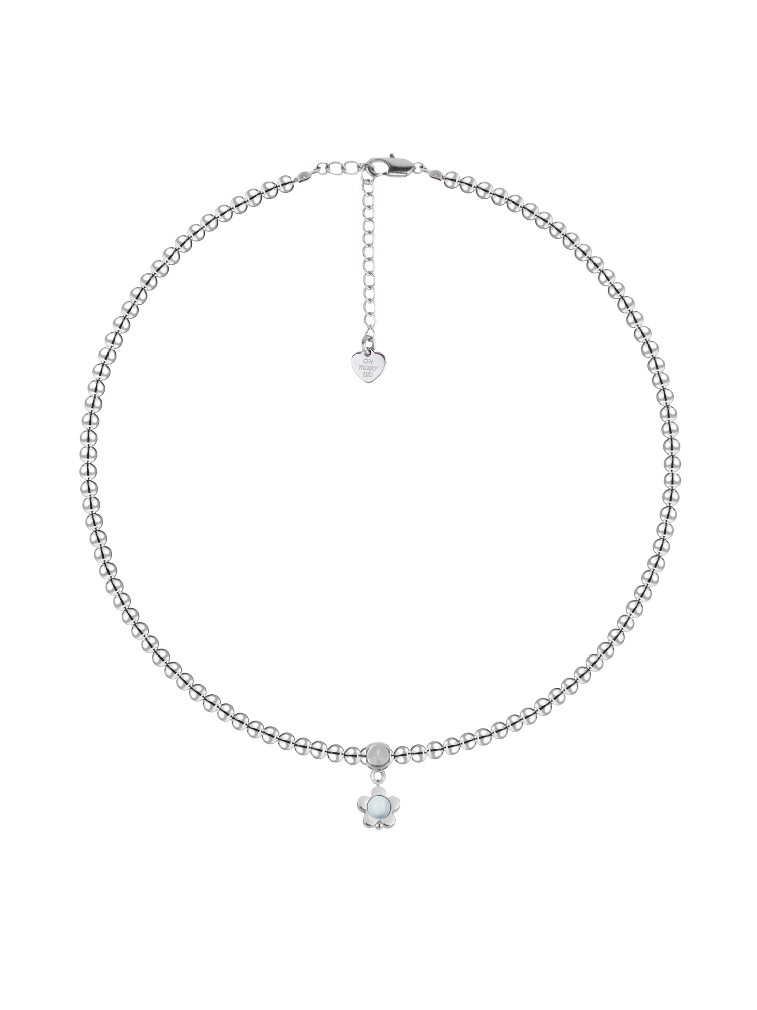 Чокер, гематит, жемчуг Swarovski синтетический