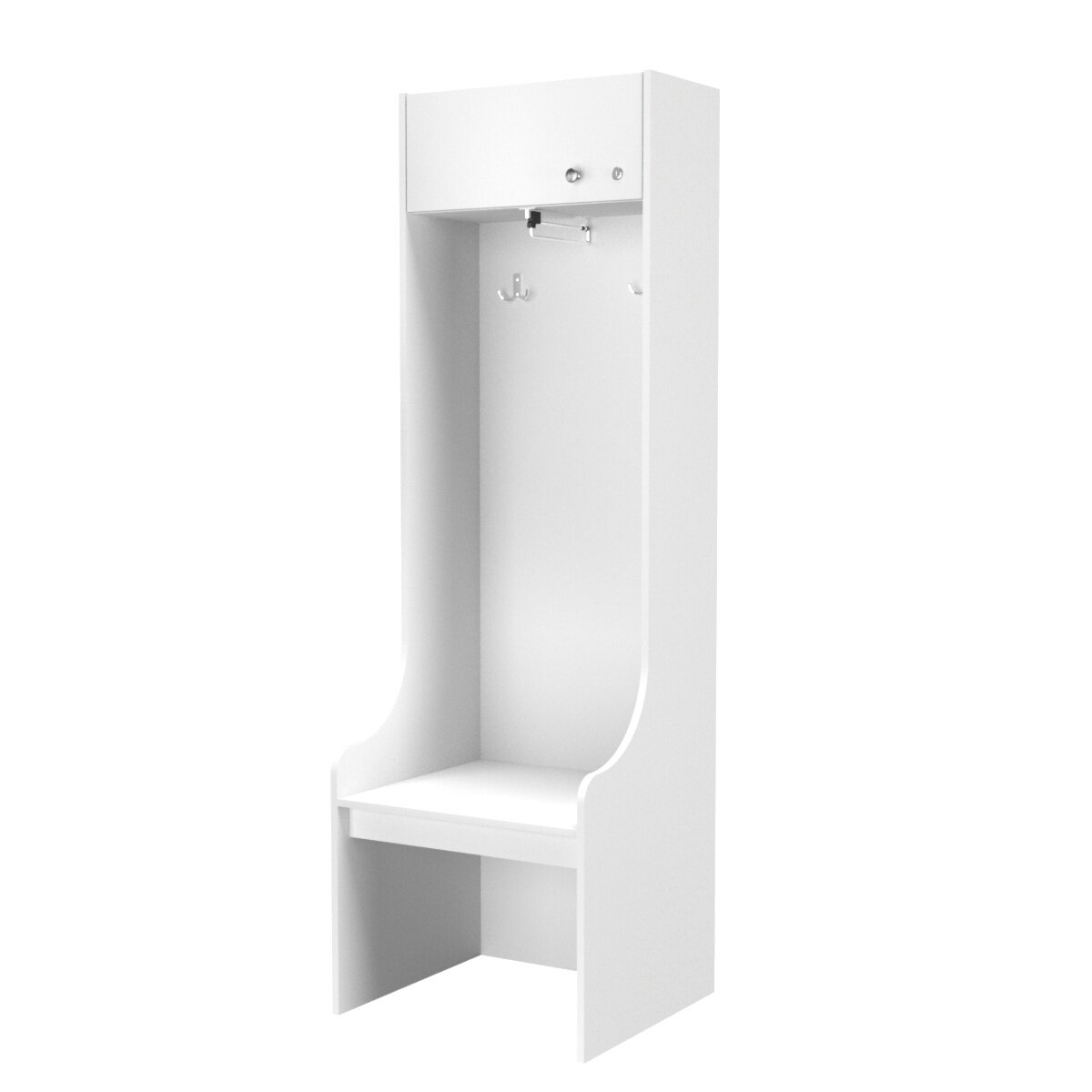 Шкаф для раздевалок Спорт-Фит №2, Белый. Производитель товара - компания ТОБ.