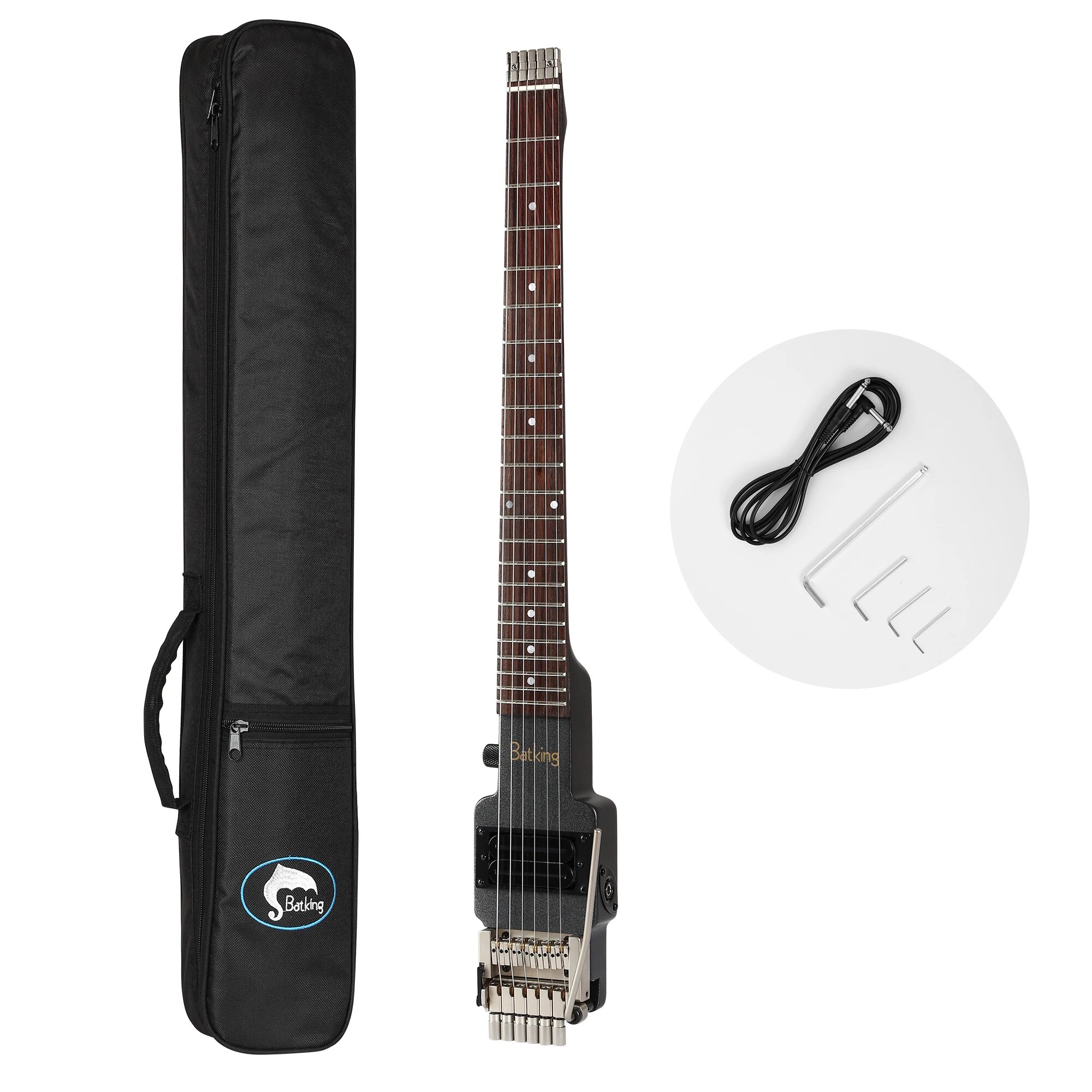 Batking Travel 6-струнная электрогитара Black