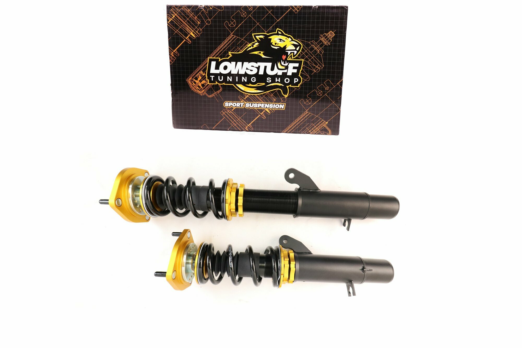 Ford Focus 2 Focus 3, Mazda 3 BK BL, Volvo C30 V50 винтовая подвеска передней оси фултап койловеры с регулировкой высоты и жесткости LOWSTUFF EVO-III FRONTLSCSFO023